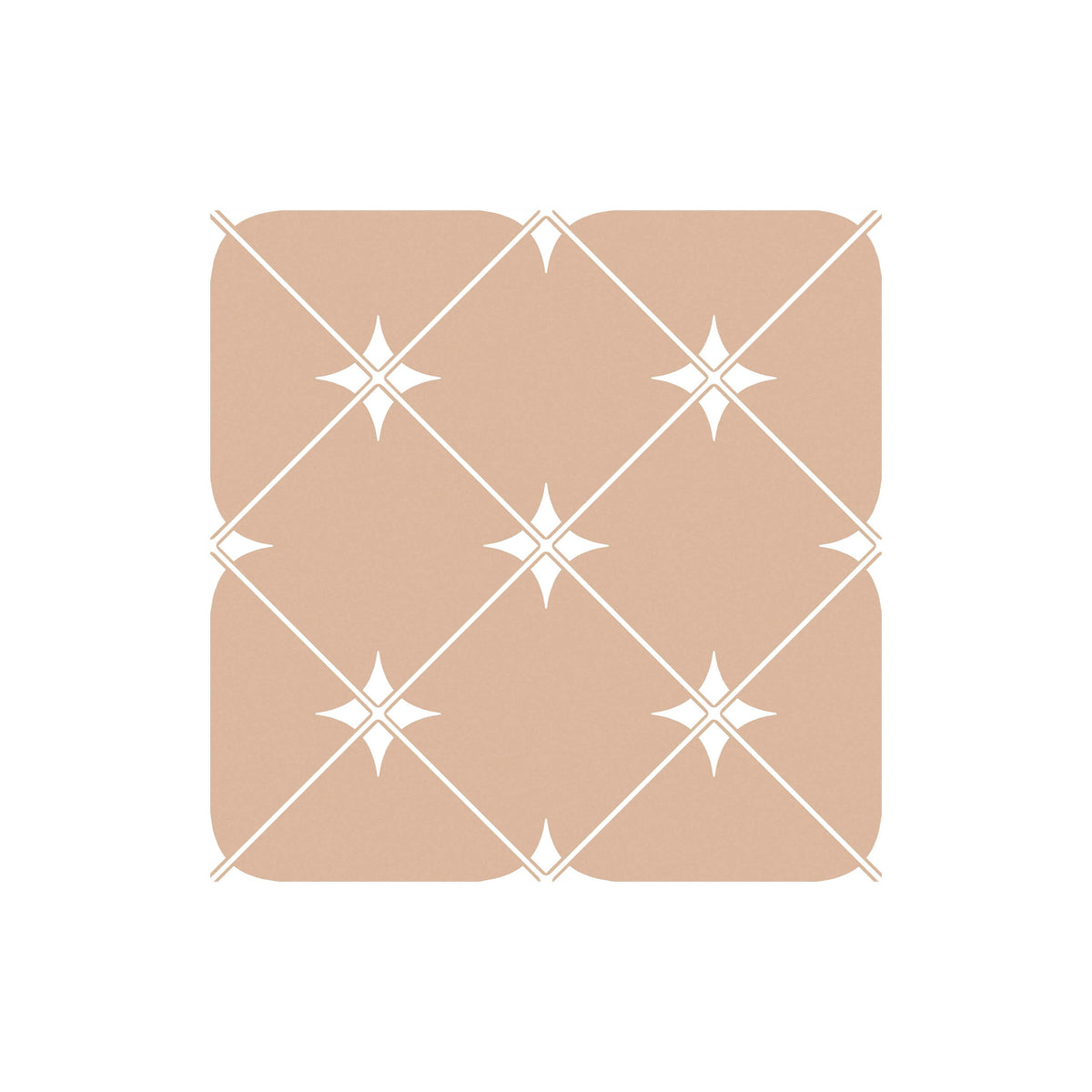 Lyndhurst 300x300 Matt Brown Encaustic Look Rectified | Tilemall
