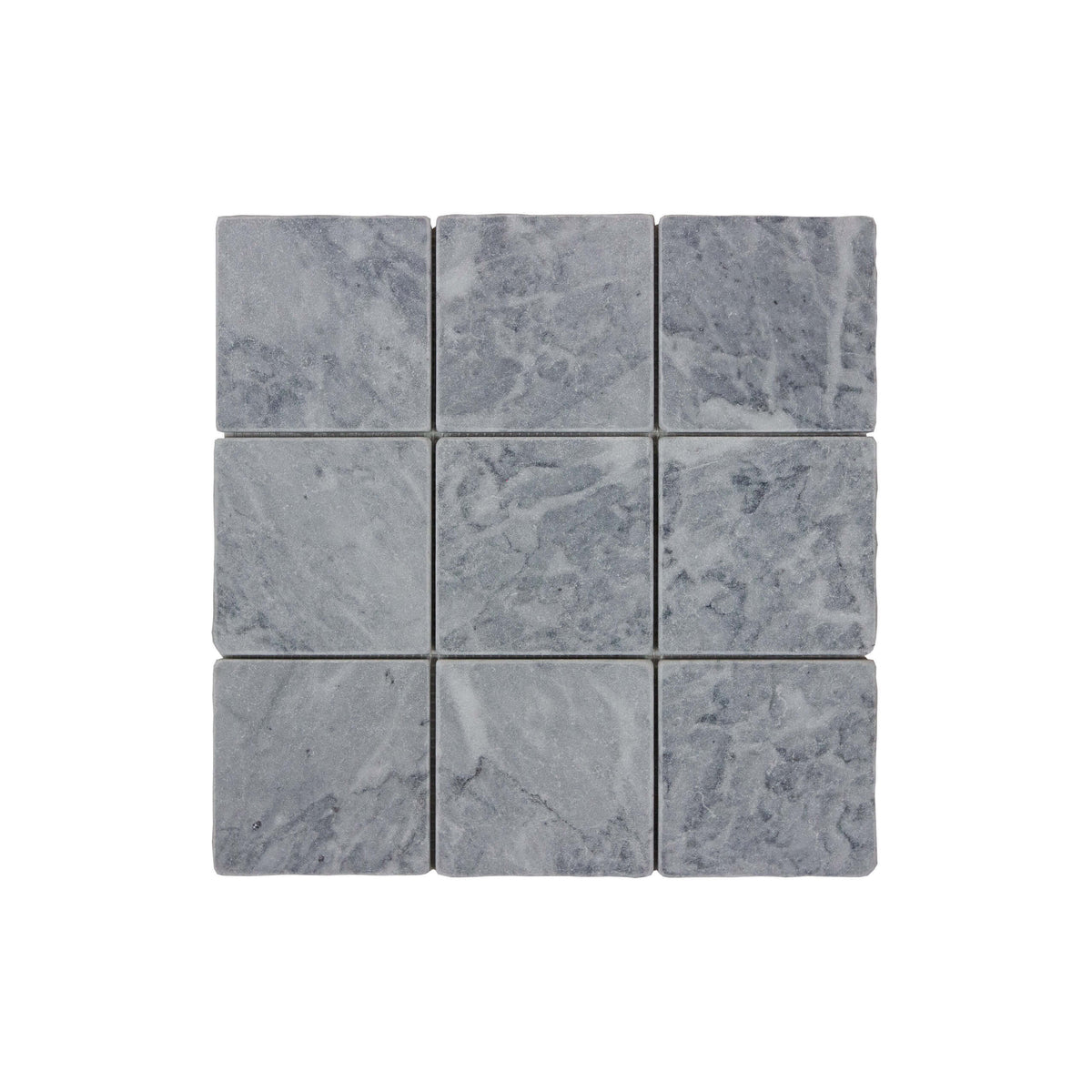 Apollo Mosaic Square 100x100mm Natural Stone Tumbled Ice