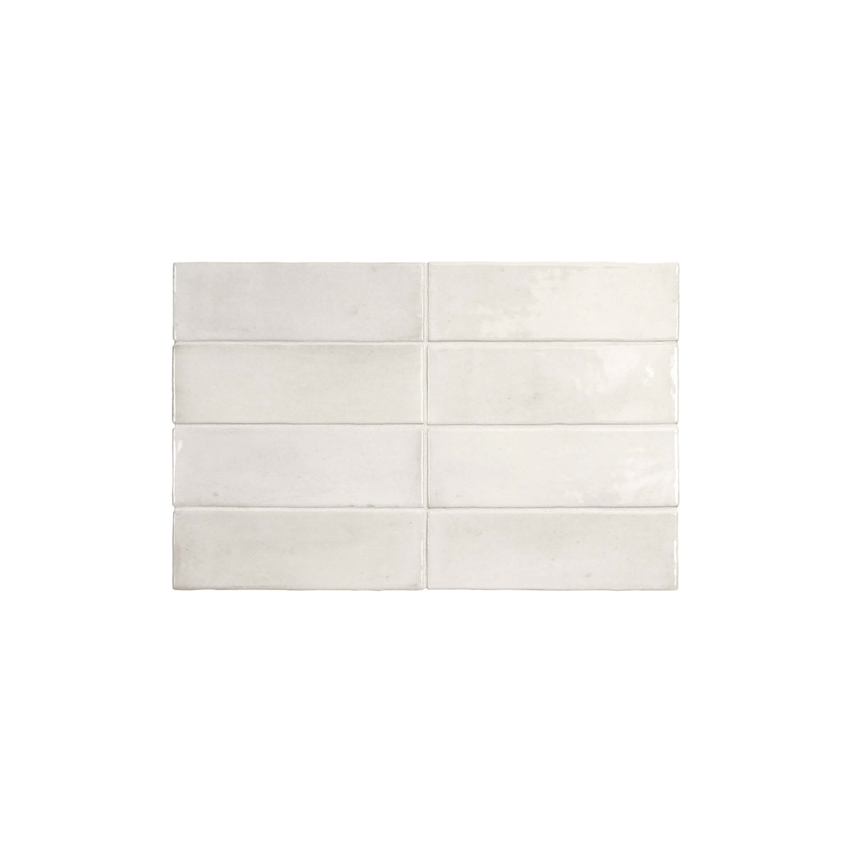 Coco 50x150 Gloss White Handmade Tile