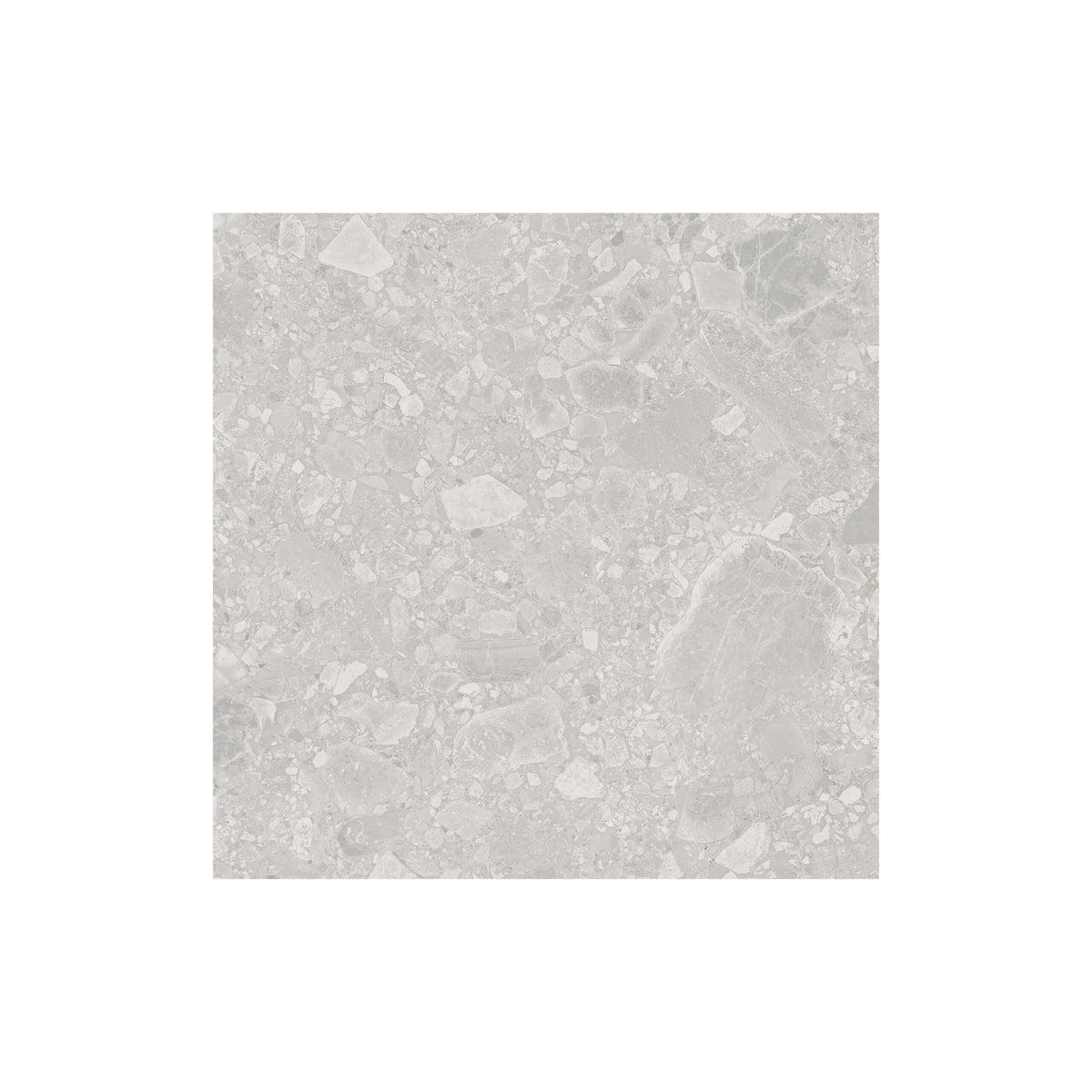 Studio Terrazzo 450x450 Matt Grey Terrazzo Look Rectified | Tilemall