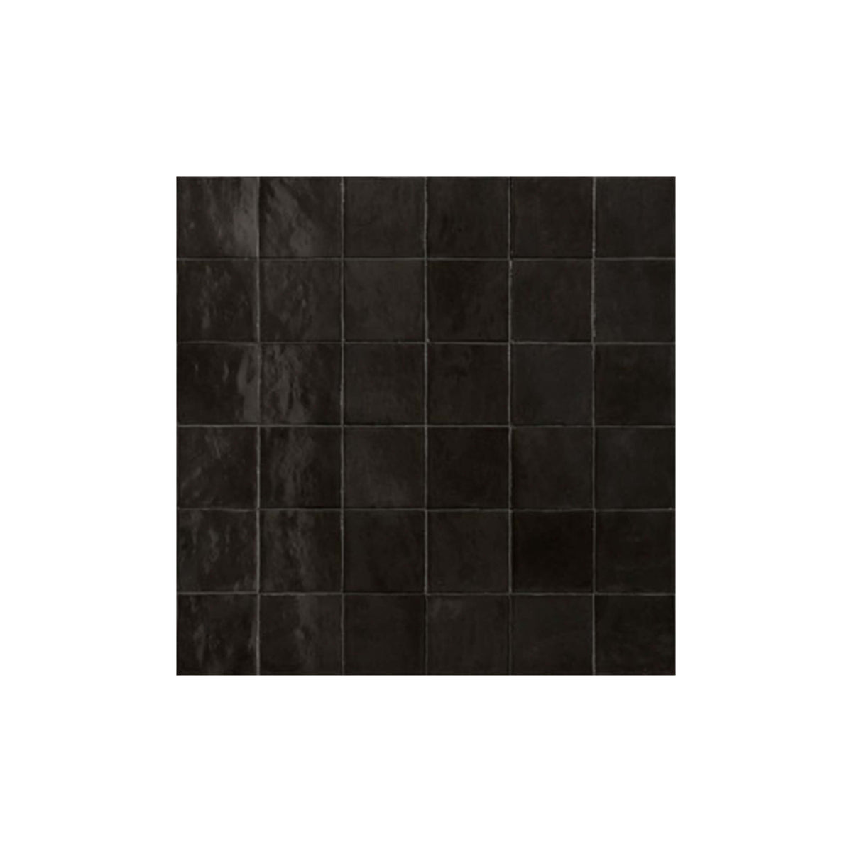 Zellige 100x100 Gloss Carbone