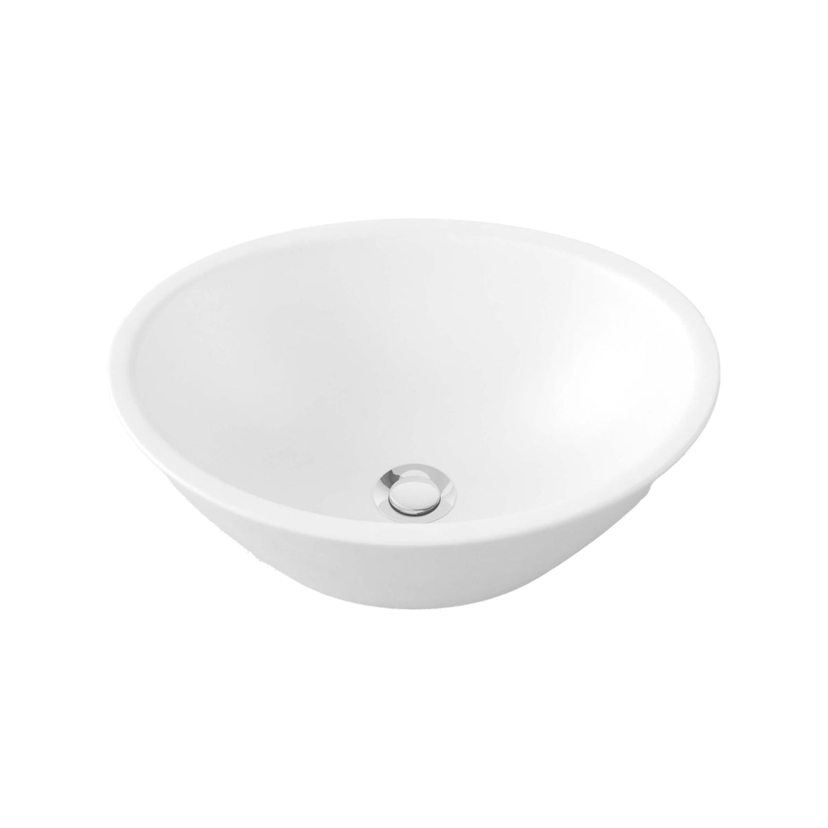 Timberline Elite Basin 415mm Matt White | Tilemall