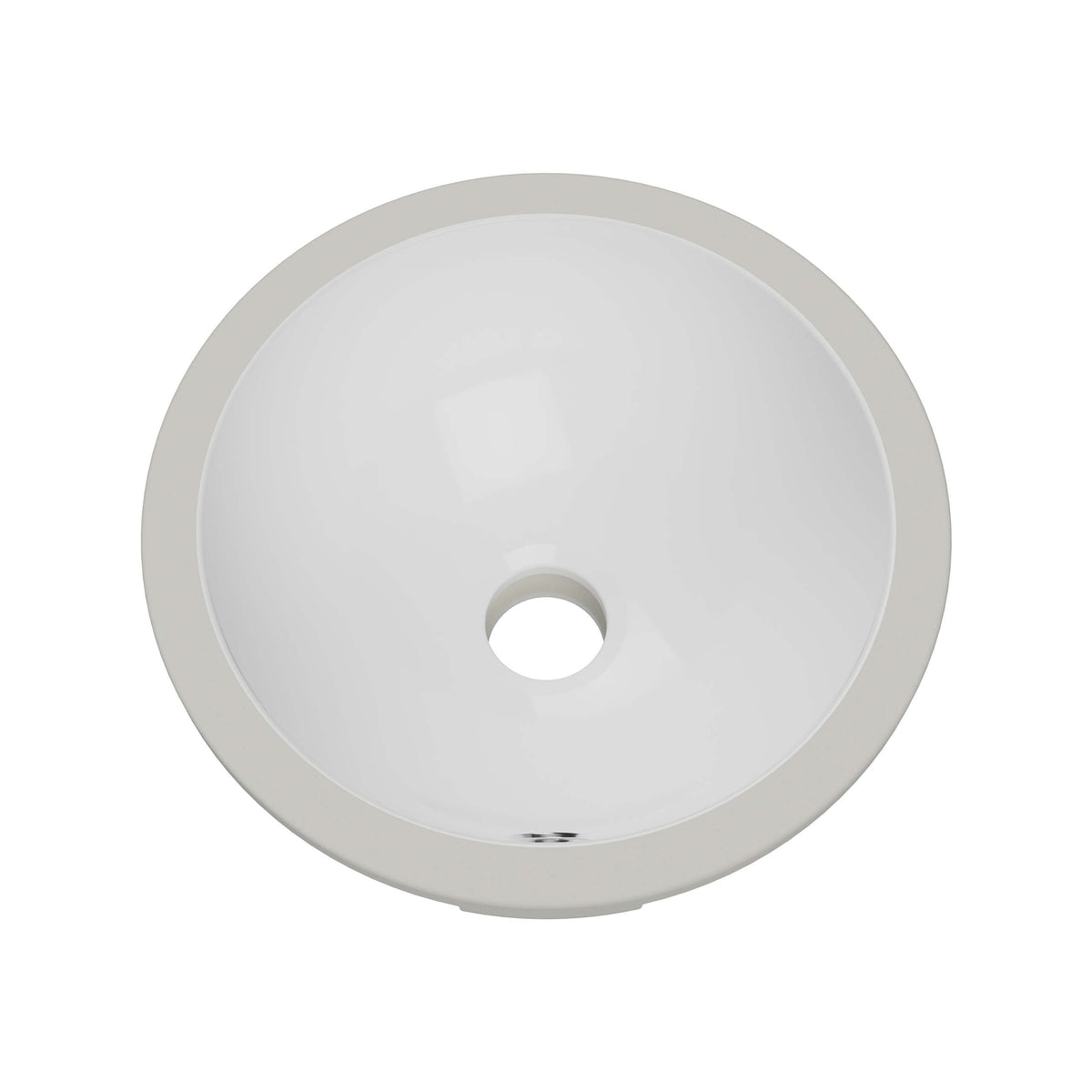 Mini Round Undermount Basin 260mm Gloss White