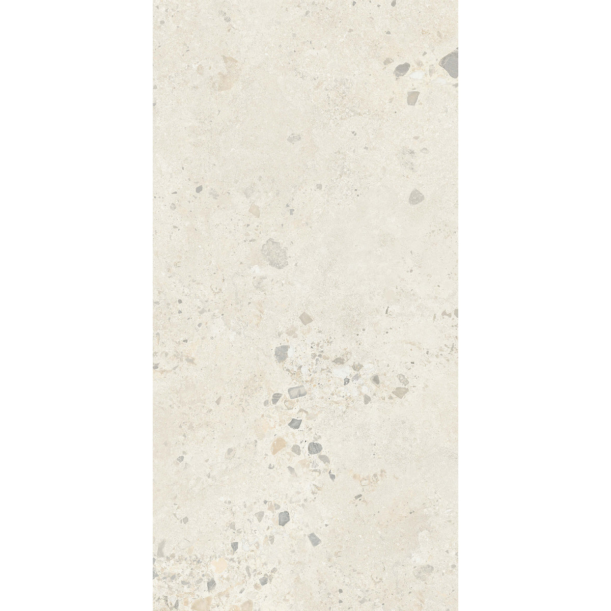 Rockies 1200x600 Surface Tec Flora White Terrazzo Look Rectified | Tilemall