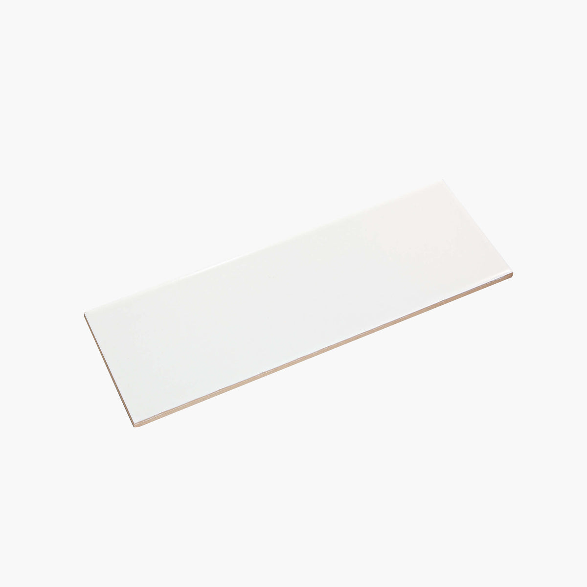 Flat Tile 100x300 Matt White Subway Pressed