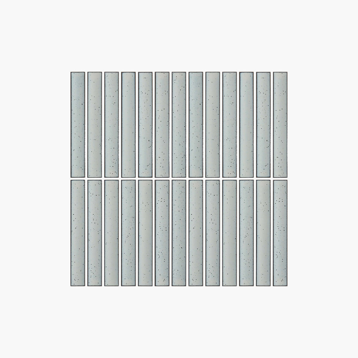 Porcelain Mosaic Kit Kat 20x145mm Gloss Highland Grey | Tilemall