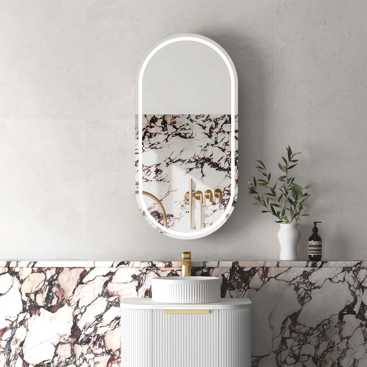 Otti Noosa LED Shaving Cabinet 900x450mm | Tilemall