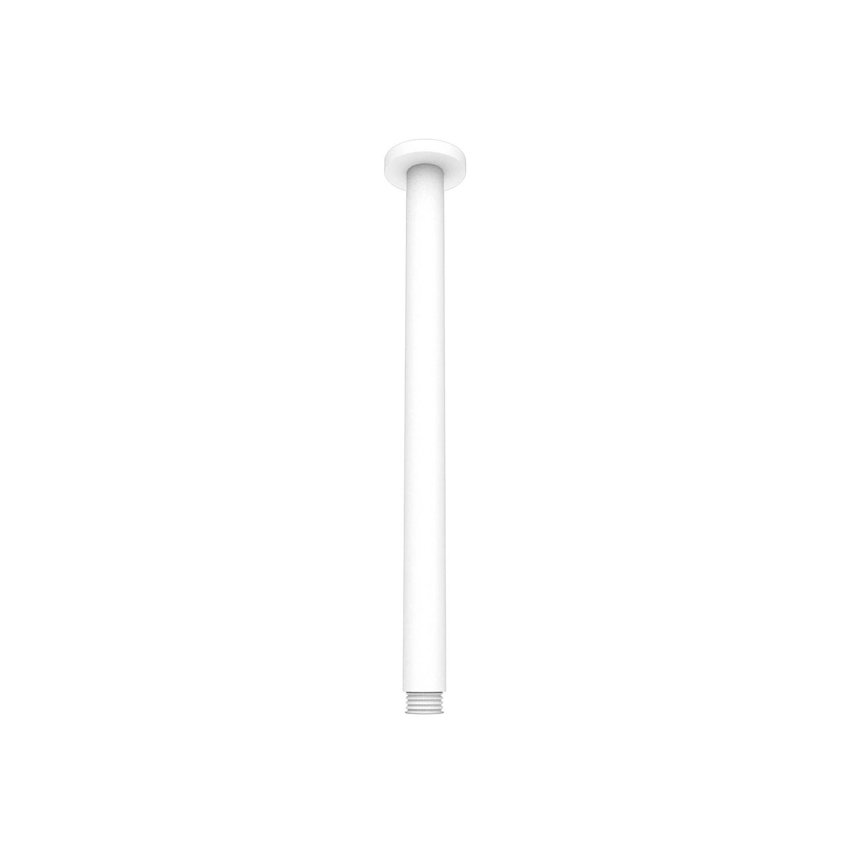 Nero Round Ceiling Arm 300mm Matte White - Nero Tapware